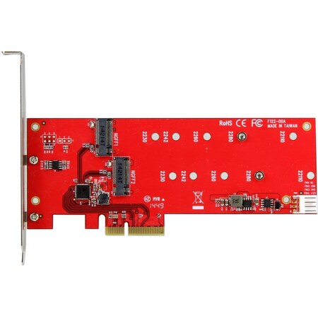 Startech.Com 2 Slot PCI Express M.2 SATA III Controller - NGFF Card PEX2M2 | Zoro